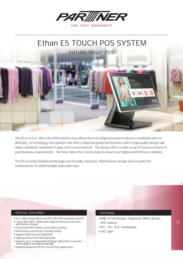 Ethan E5 POS | PDF