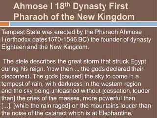 E5 class five egyptian history - the new kingdom - part one the problem ...