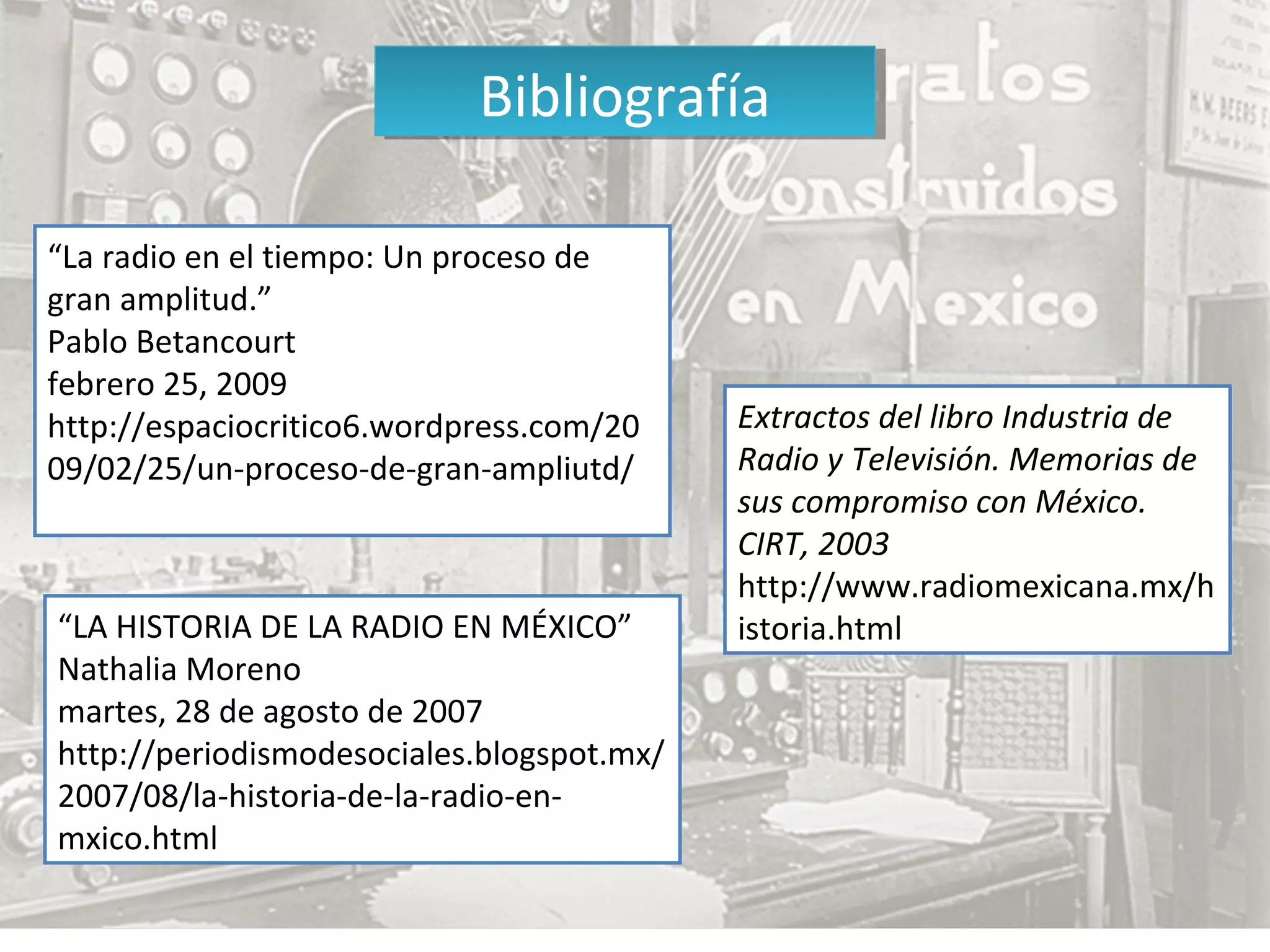 La radio de 1920 a 1940 | PPT