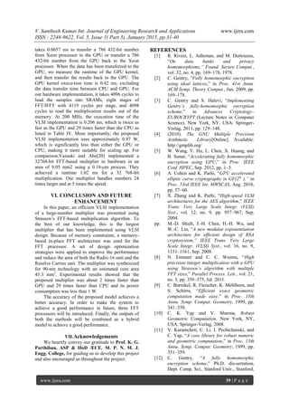 Fully Homomorphic Encryption Using Low Power Multiplier | PDF | Computer Software and ...