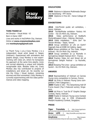 Le Thanh Tung's CV2016_Art | PDF