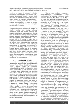 Knowledge Based Design of Axial Flow Compressor | PDF