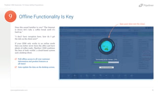 Pipeliner CRM 10 USPs | PPT