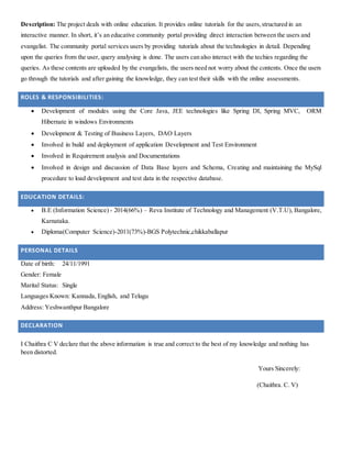 chaithra_resume | DOCX
