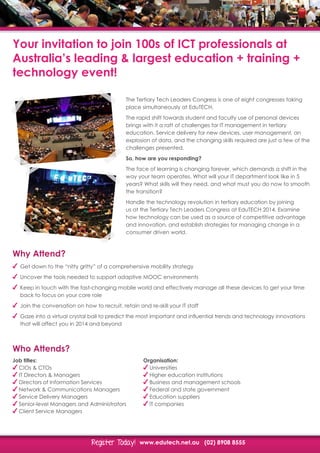 EduTECH_TertiaryTech2014_Brochure_WEB | PDF