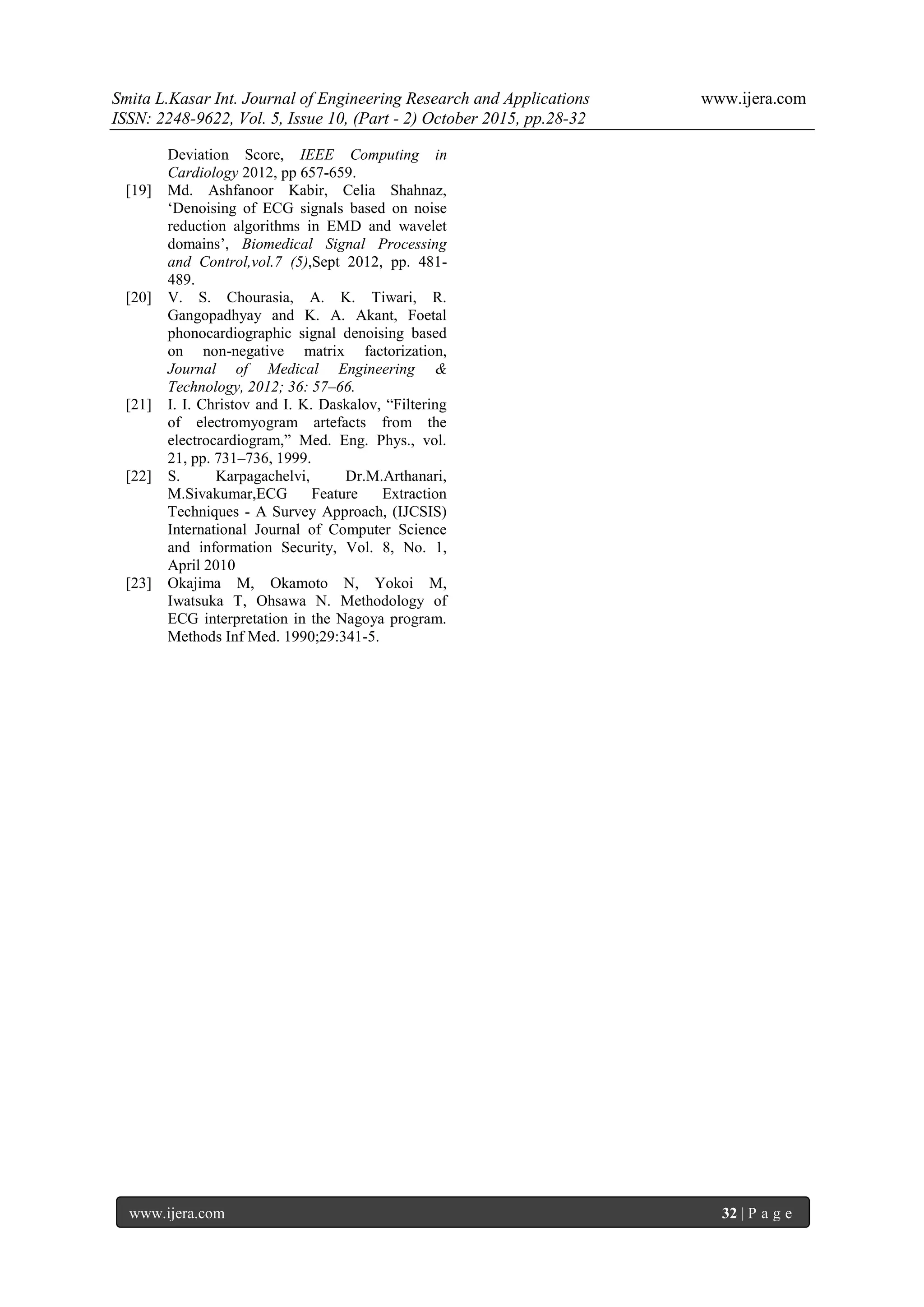 Identification Of Myocardial Infarction From Multi Lead Ecg Signal Pdf