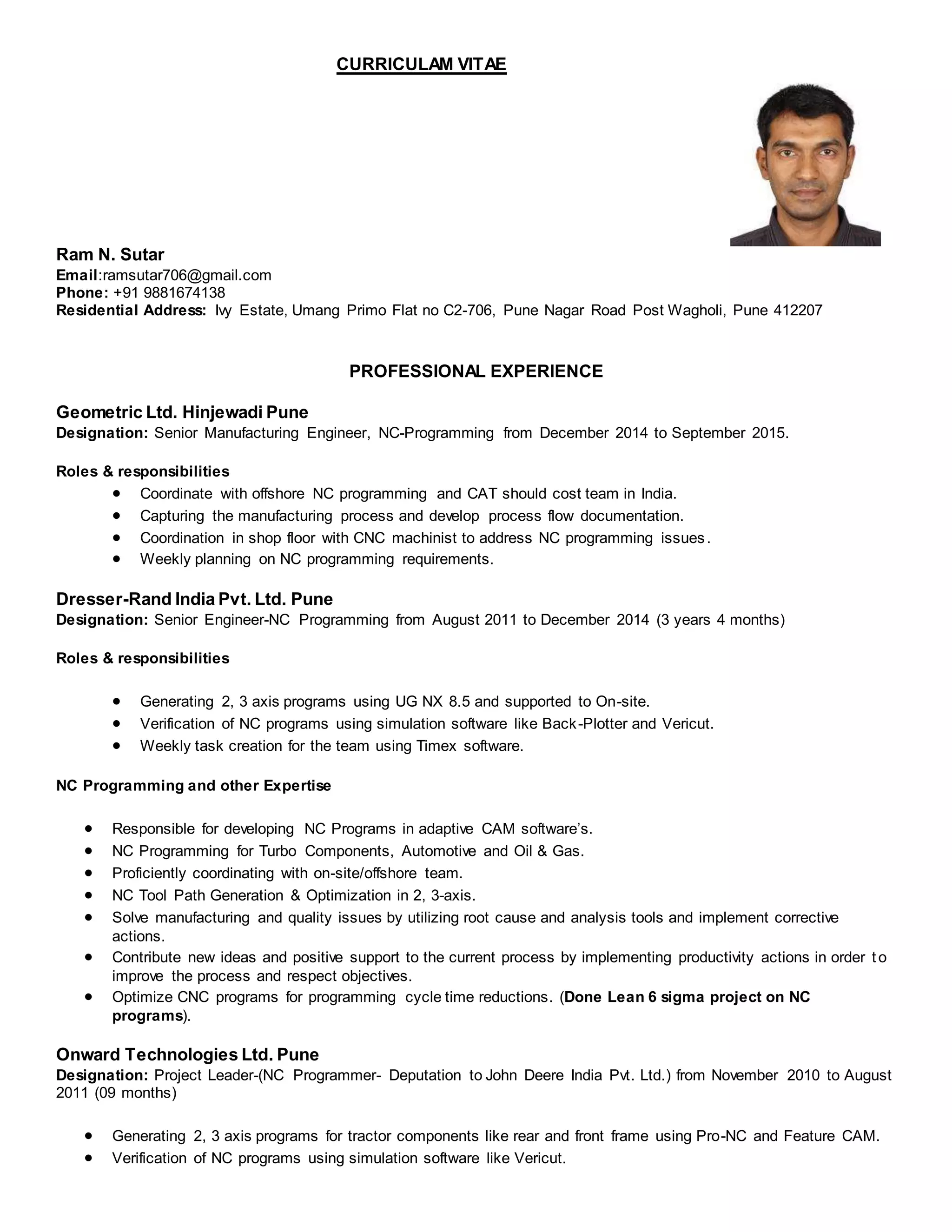 Ram_resume | PDF