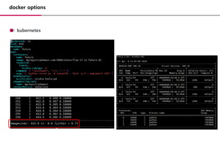 [OpenInfra Days Korea 2018] Day 2 - E5: GPU on Kubernetes | PDF