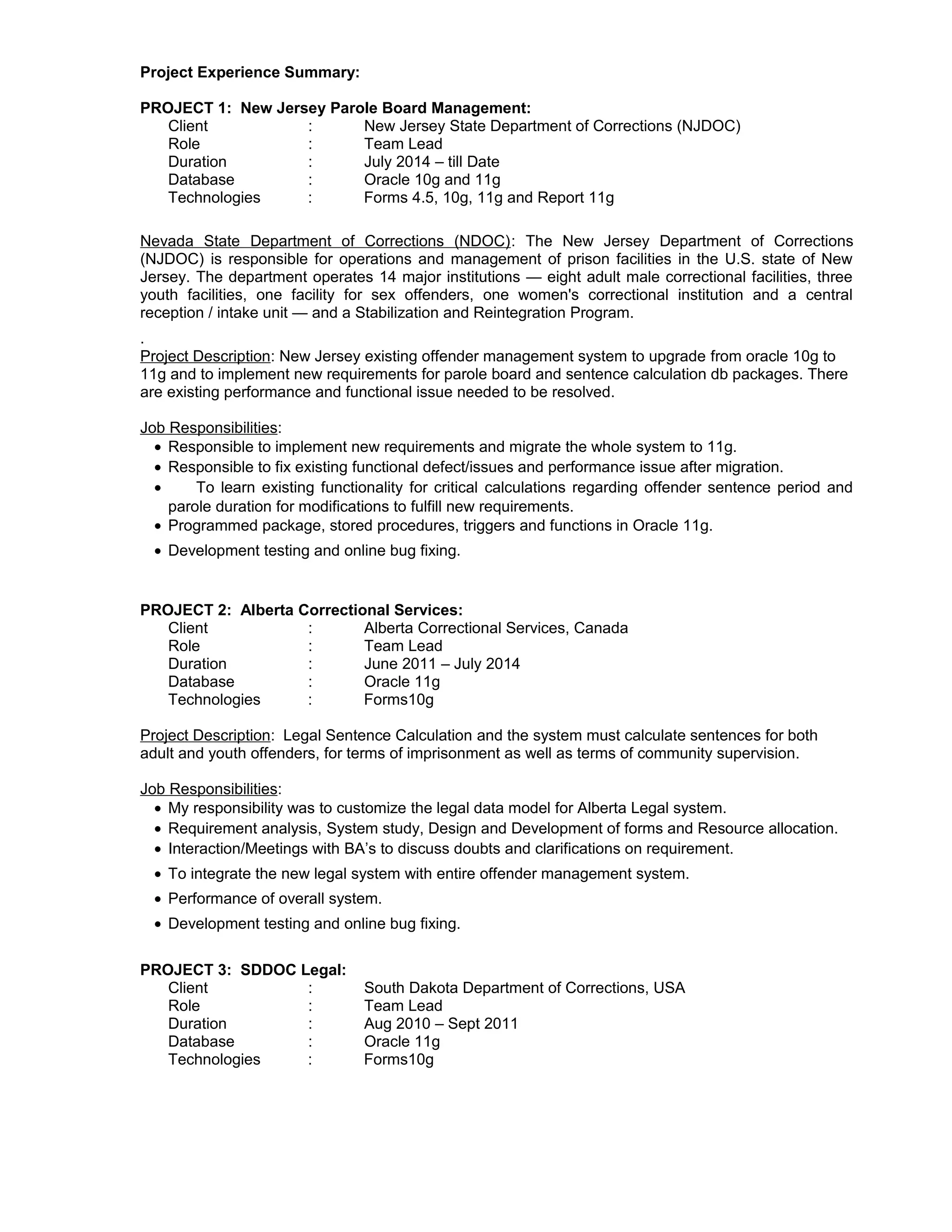 vishwa_resume | DOC | Databases | Computer Software and Applications