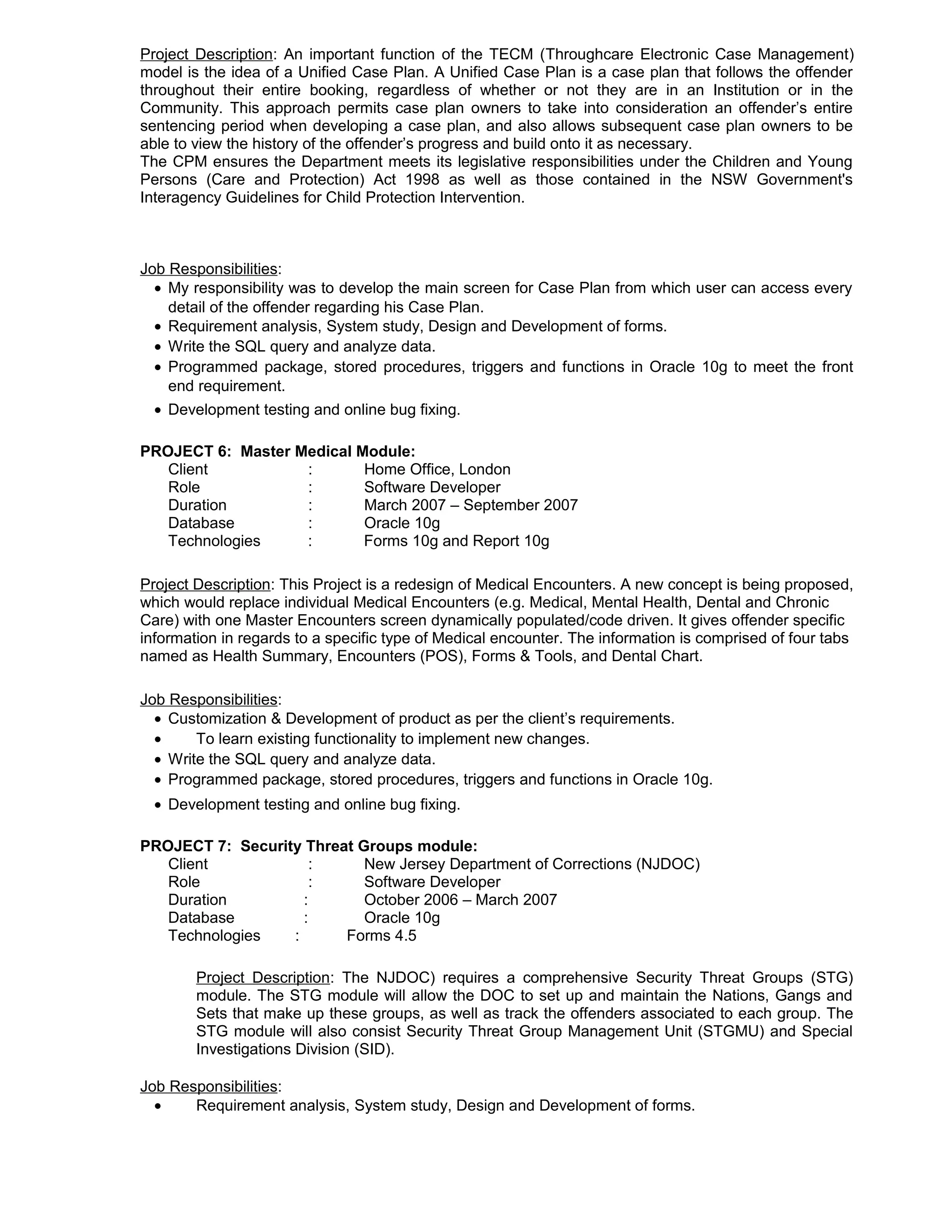 vishwa_resume | DOC | Databases | Computer Software and Applications