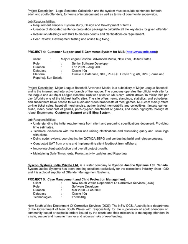 vishwa_resume | DOC | Databases | Computer Software and Applications