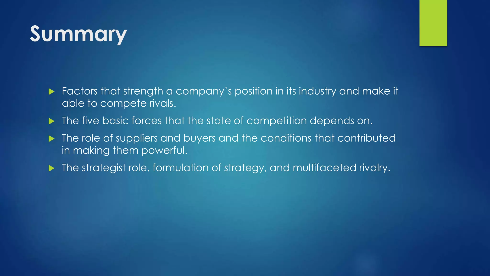 How Competitive Forces Shape Strategy, Michael E | PPT