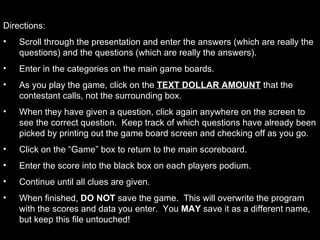 Technology Education Jeopardy! | PPT
