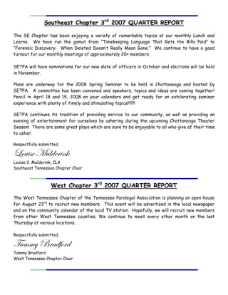 2007-02-Fall-The Paralegal Advocate | PDF