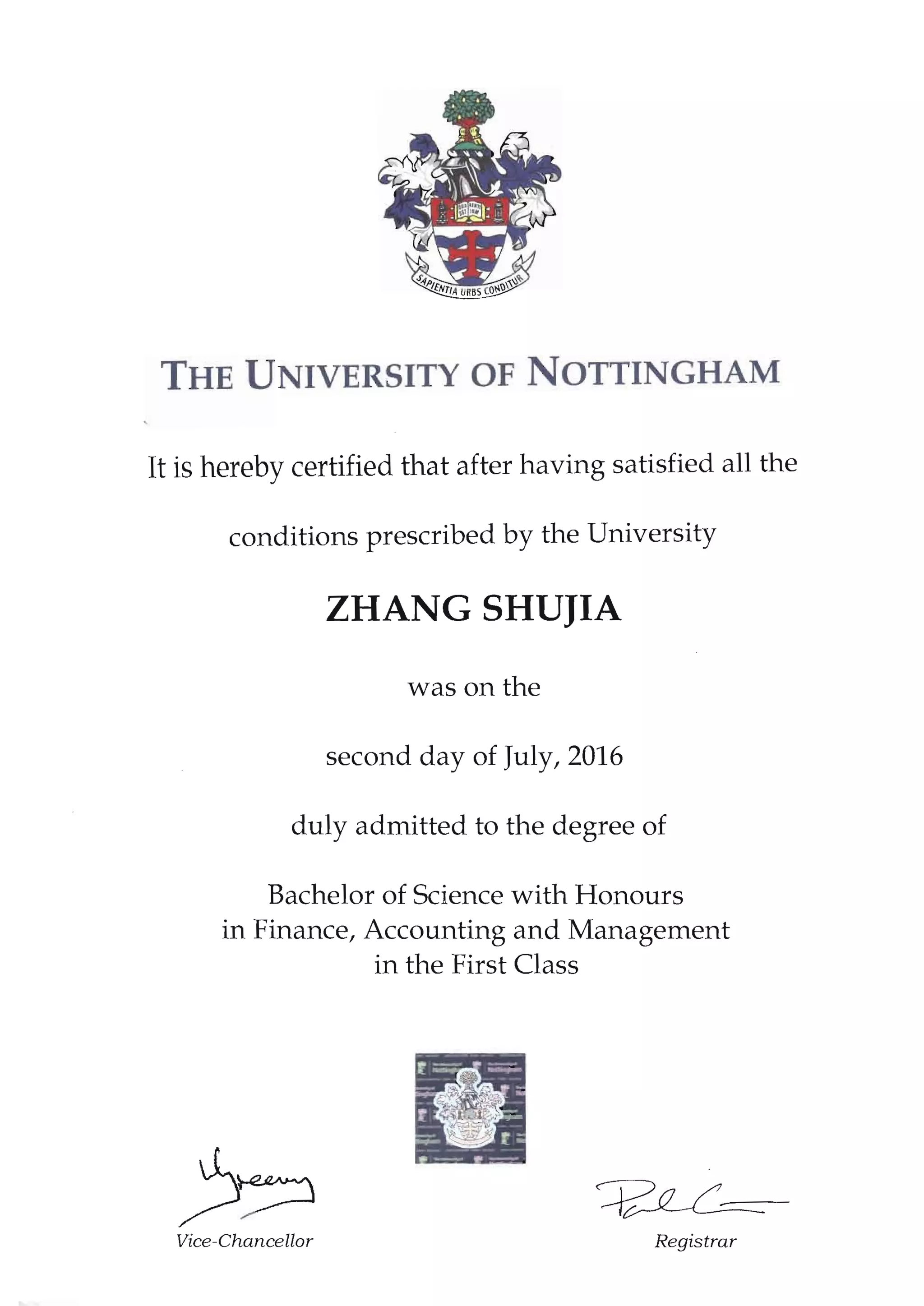 degree & transcript | PDF