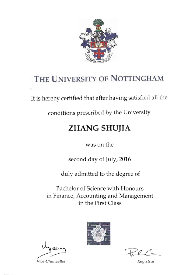 degree & transcript | PDF