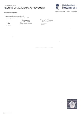degree & transcript | PDF