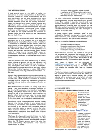 The Water We Drink_Informational Brochure | PDF