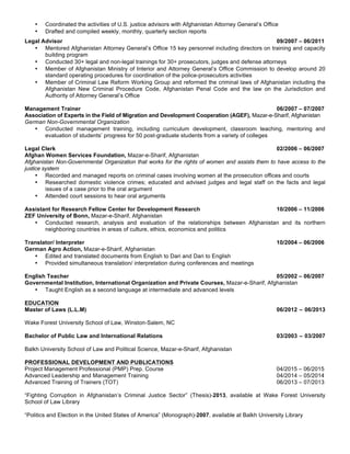 Hafizullah Hamid Resume | PDF