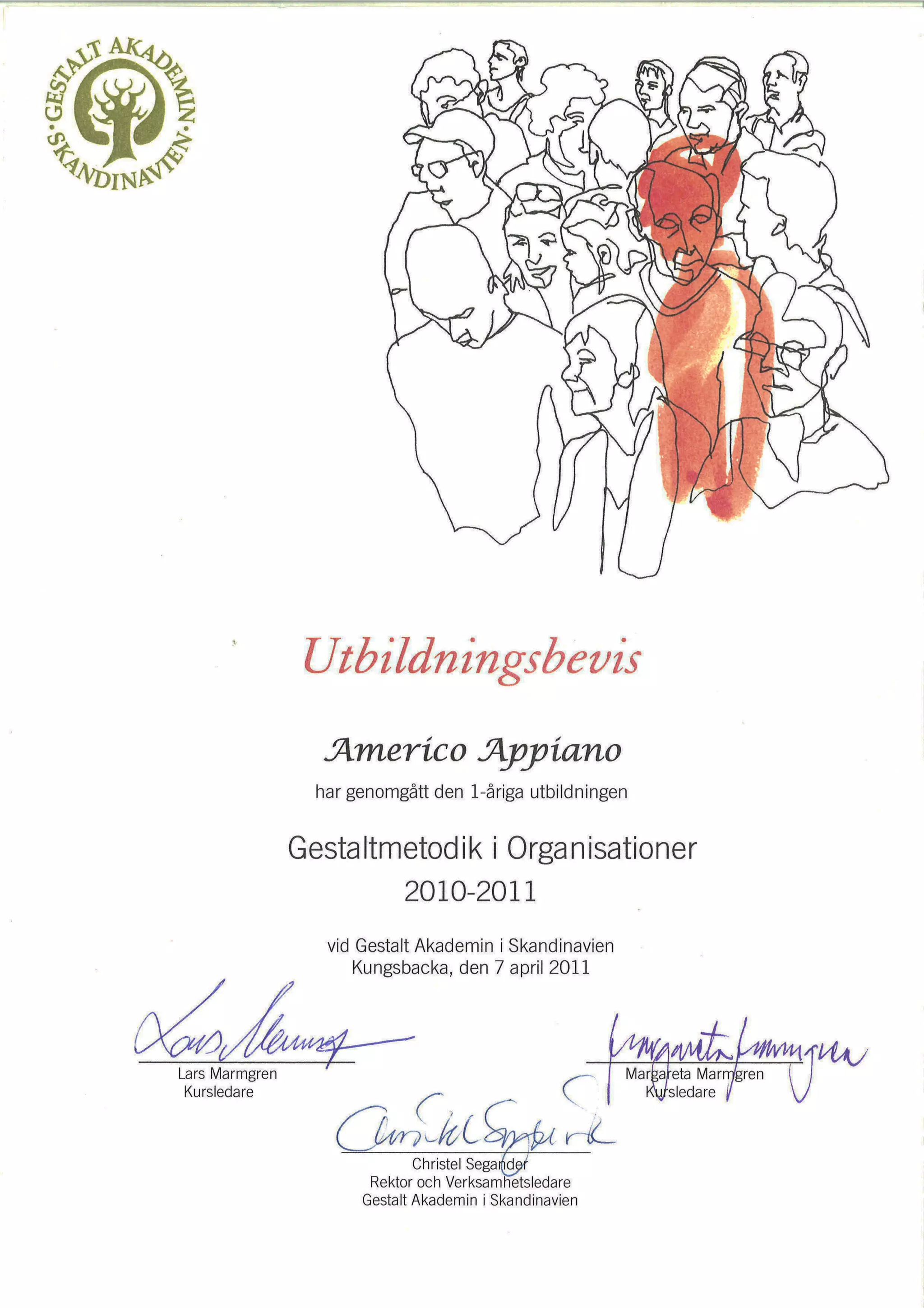 getaltmetodik intyg | PDF