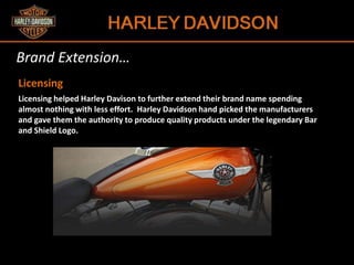 HARLEY DAVIDSON & ITS BRANDING STRATAGIES | PPTX | Advertising Industry | Industries