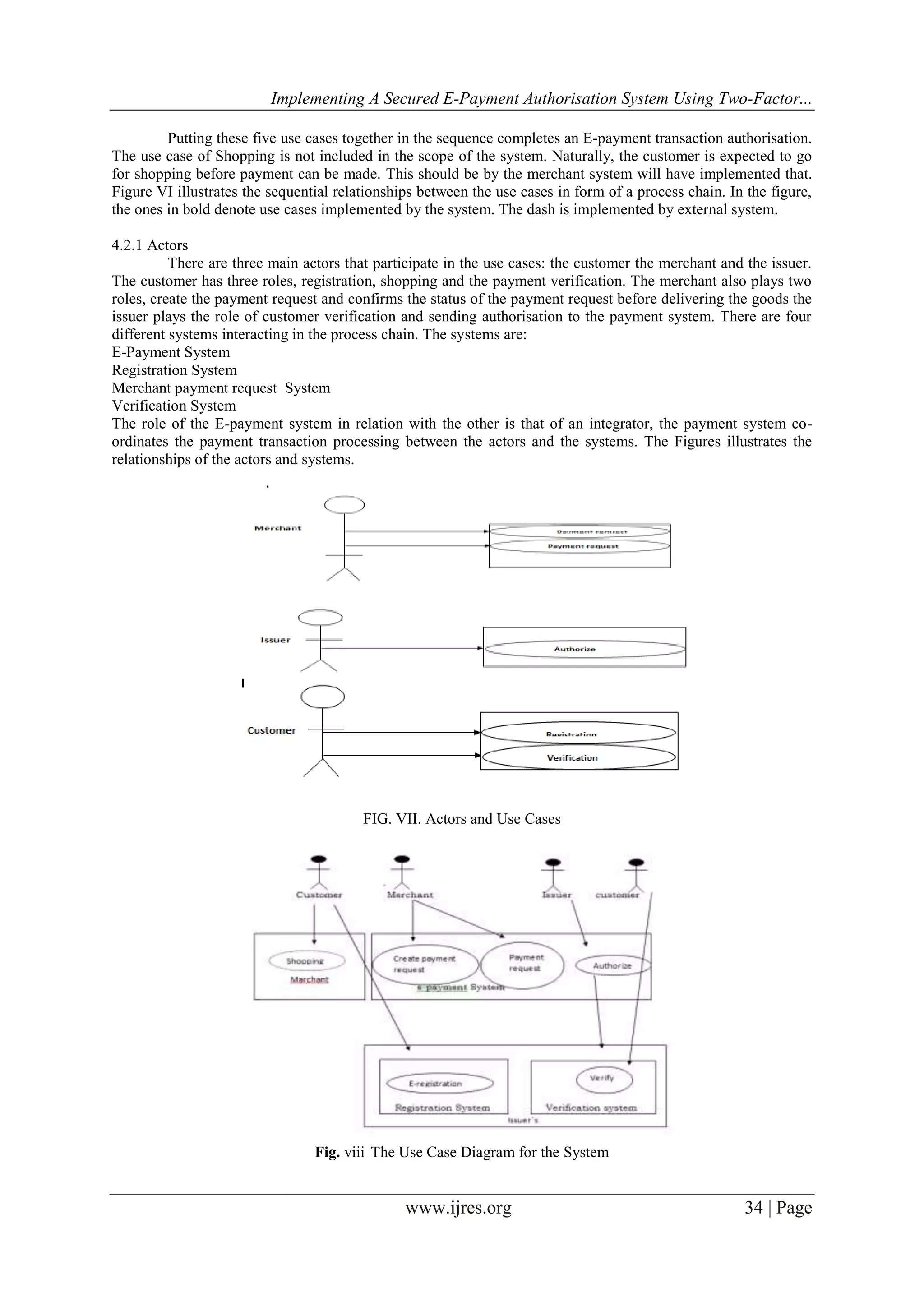 Implementing a Secured E-Payment Authorisation System Using Two-Factor Authentication (T-FA) | PDF