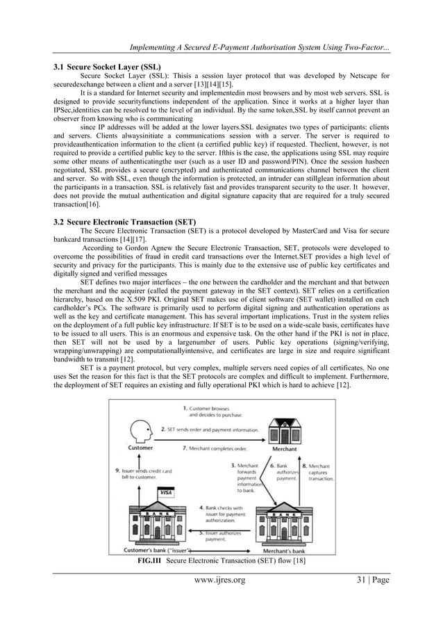 Implementing a Secured E-Payment Authorisation System Using Two-Factor Authentication (T-FA) | PDF