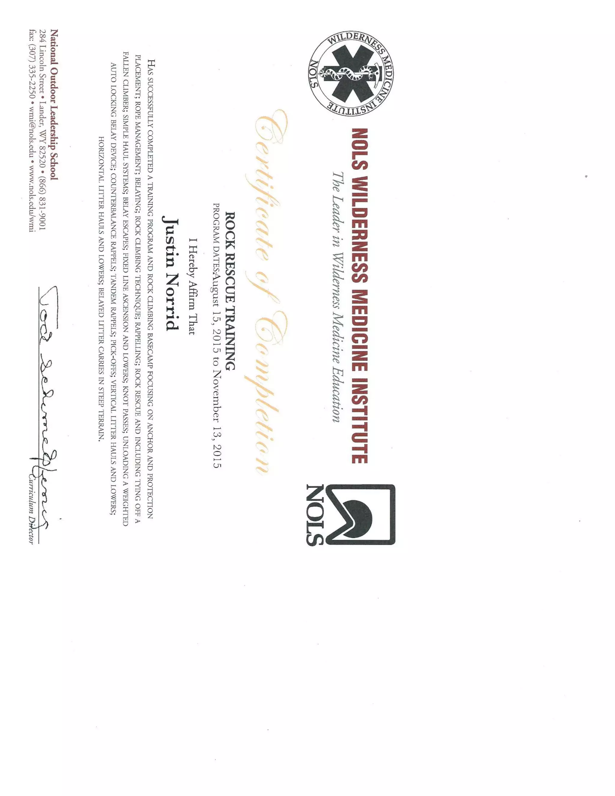 Rock Rescue Certification | PDF