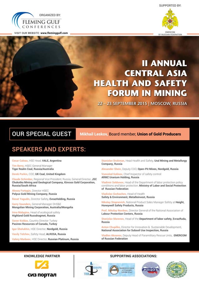 II CIS HSE in Mining forum 2015 | PDF