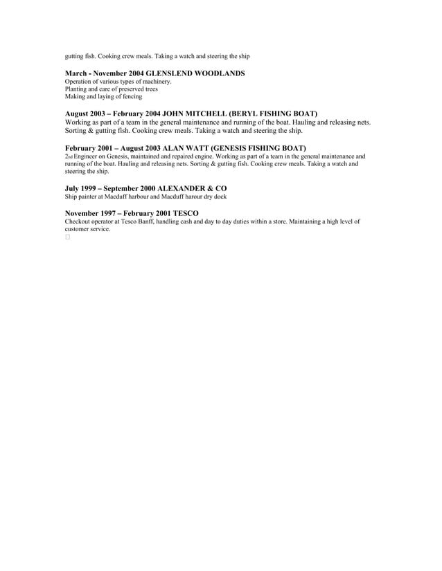 Michael McIntosh New CV 2 | PDF