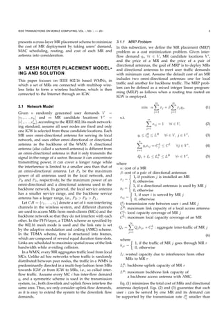論文-A Novel Cross-layer Mesh Router Placement Scheme for Wireless Mesh Networks | PDF