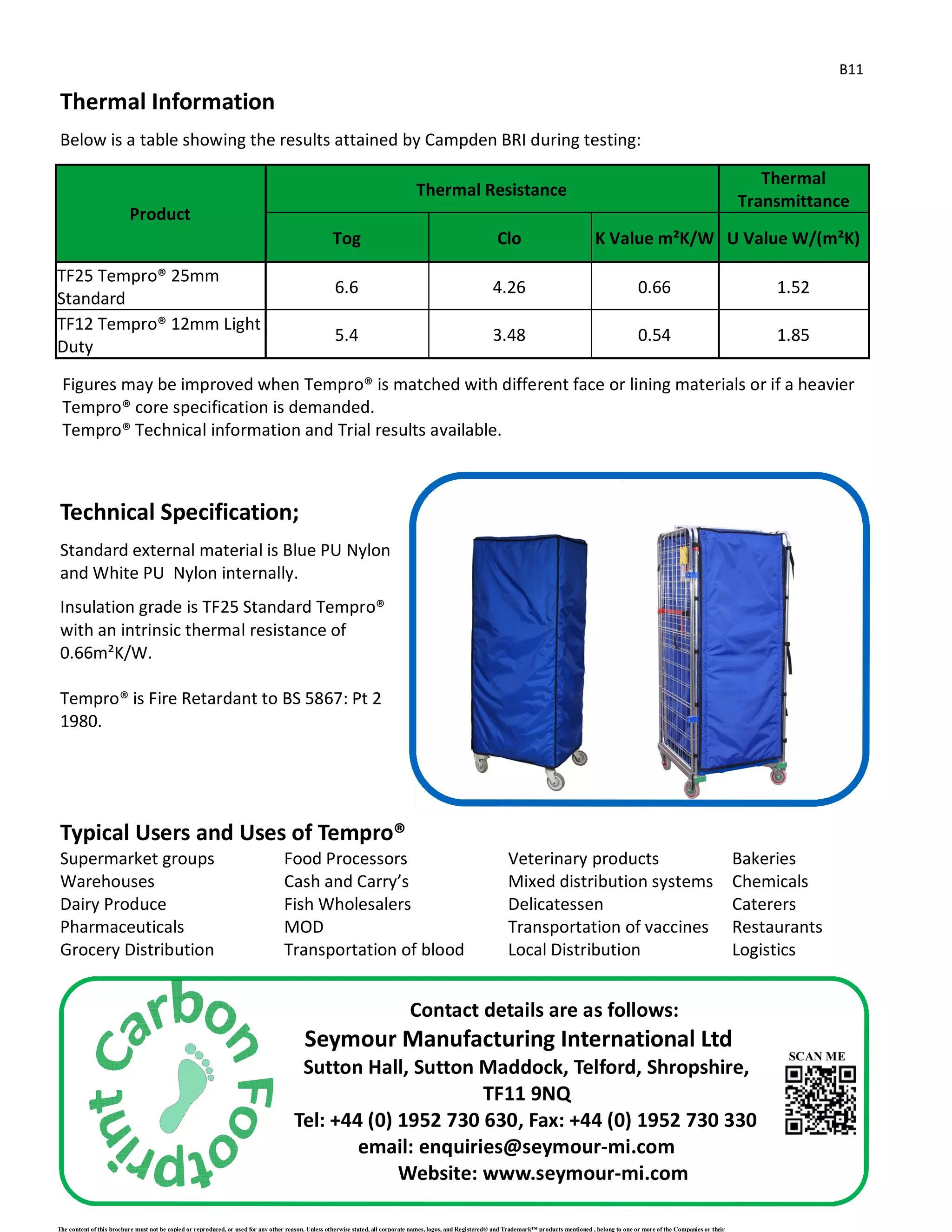 Tempro®Thermal Roll Cage Covers™ | PDF