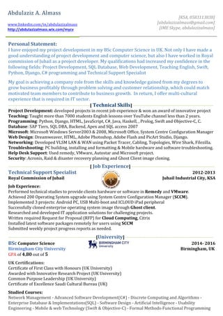 CV 4 Job Hunting | PDF