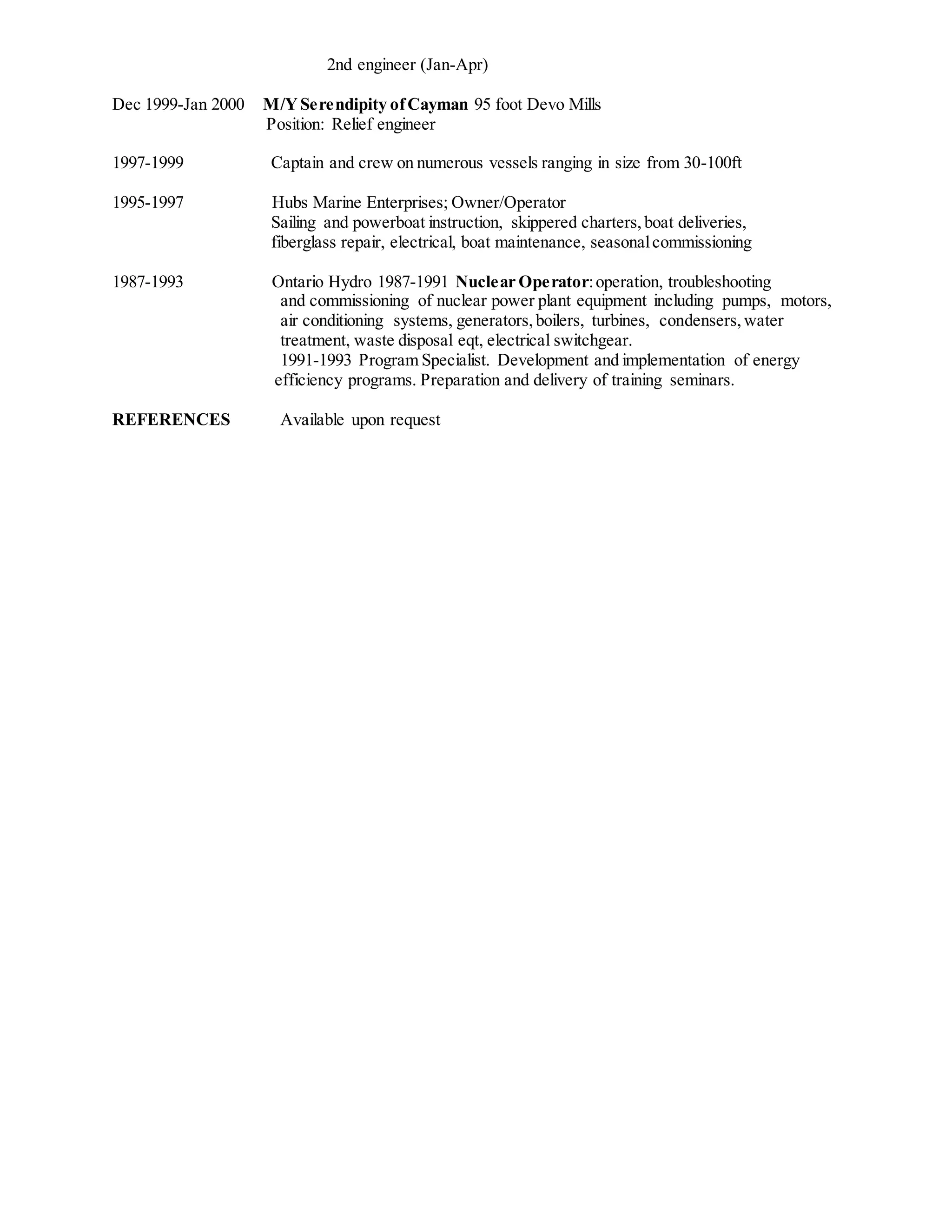 SteveHubbardCVFeb2015 | DOCX