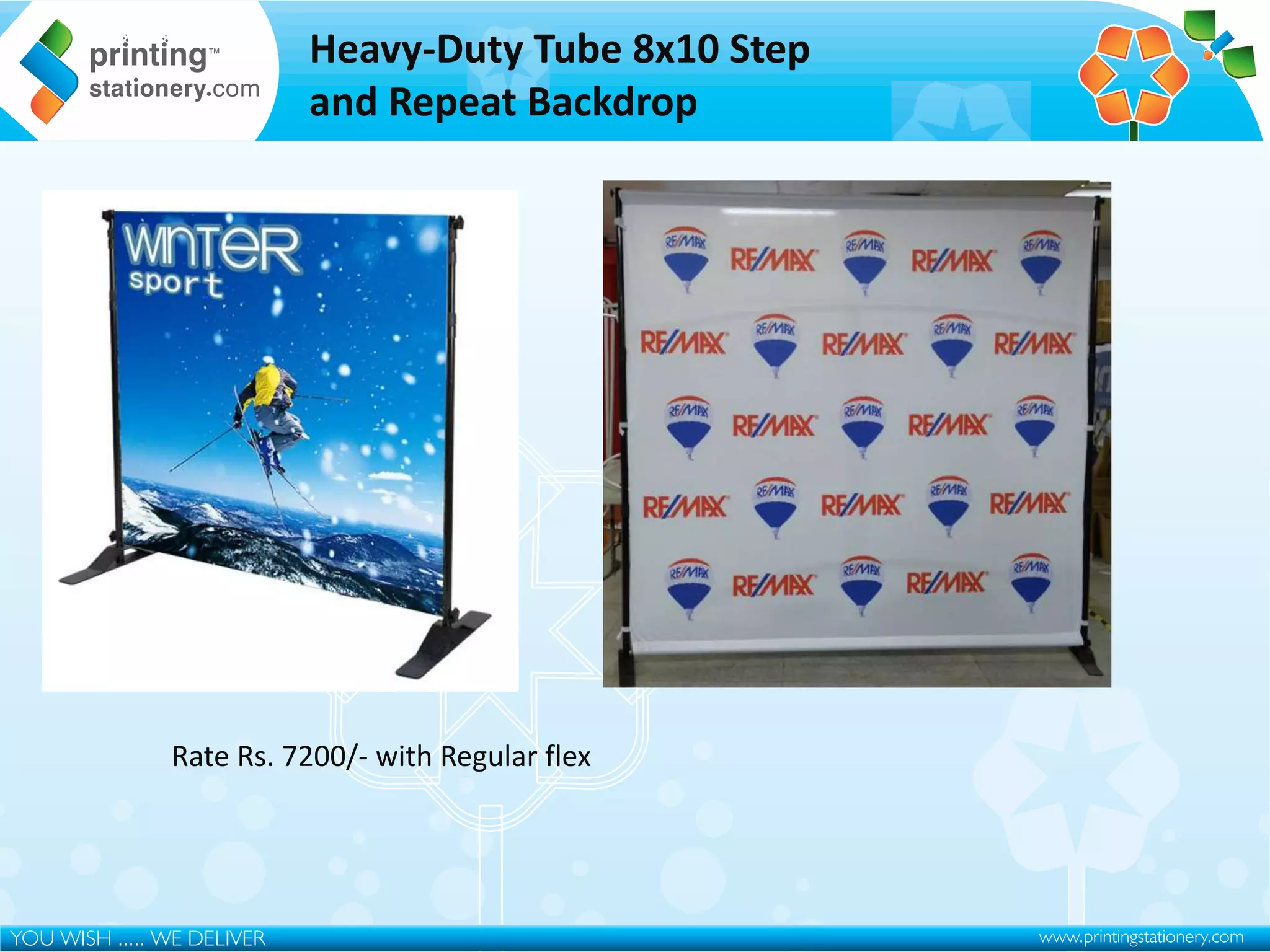 BACKDROP STAND | PPT