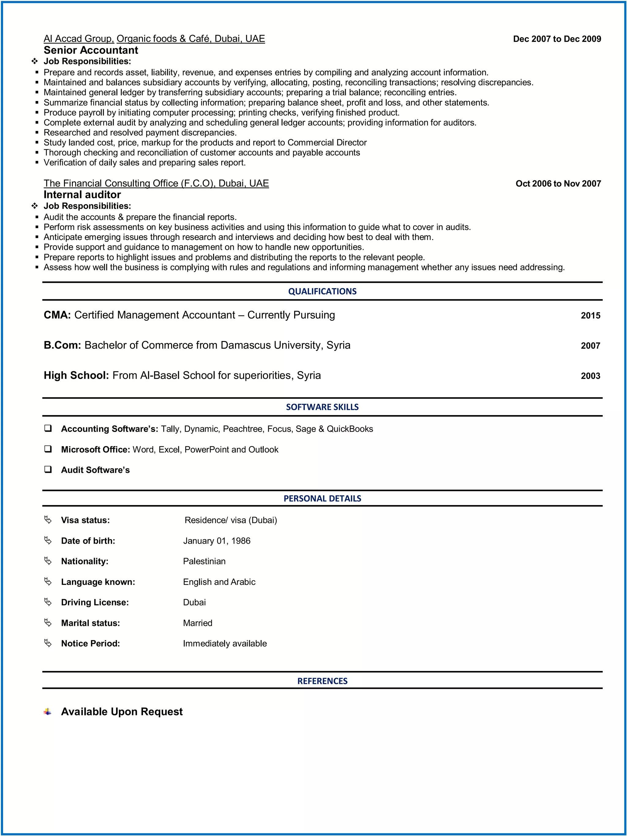 RAMI SAEED ABBAS CV | PDF