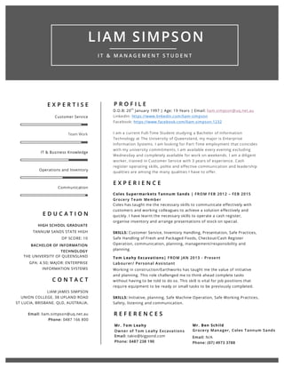 Liam Simpson Resume | PDF