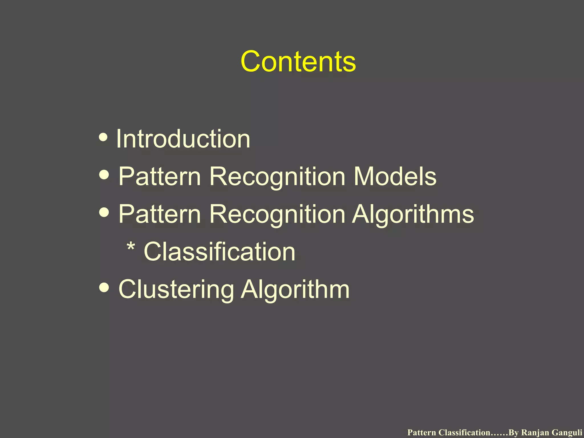 pattern classification | PPT