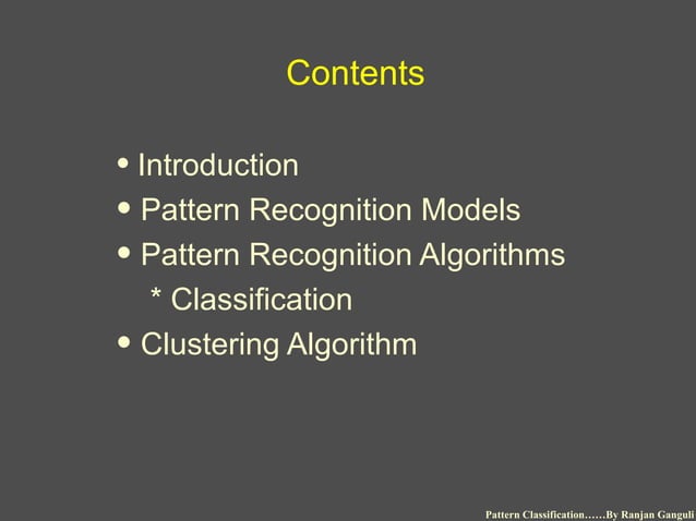 pattern classification | PPT