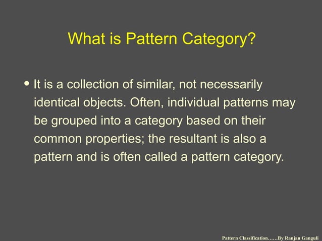 pattern classification | PPT
