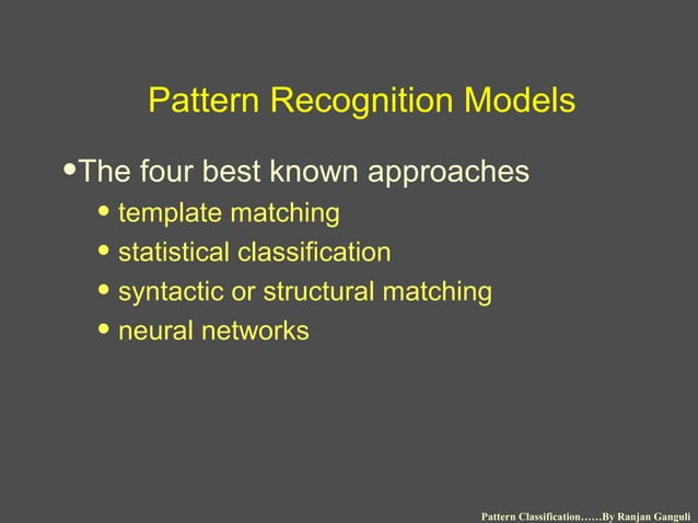 pattern classification | PPT