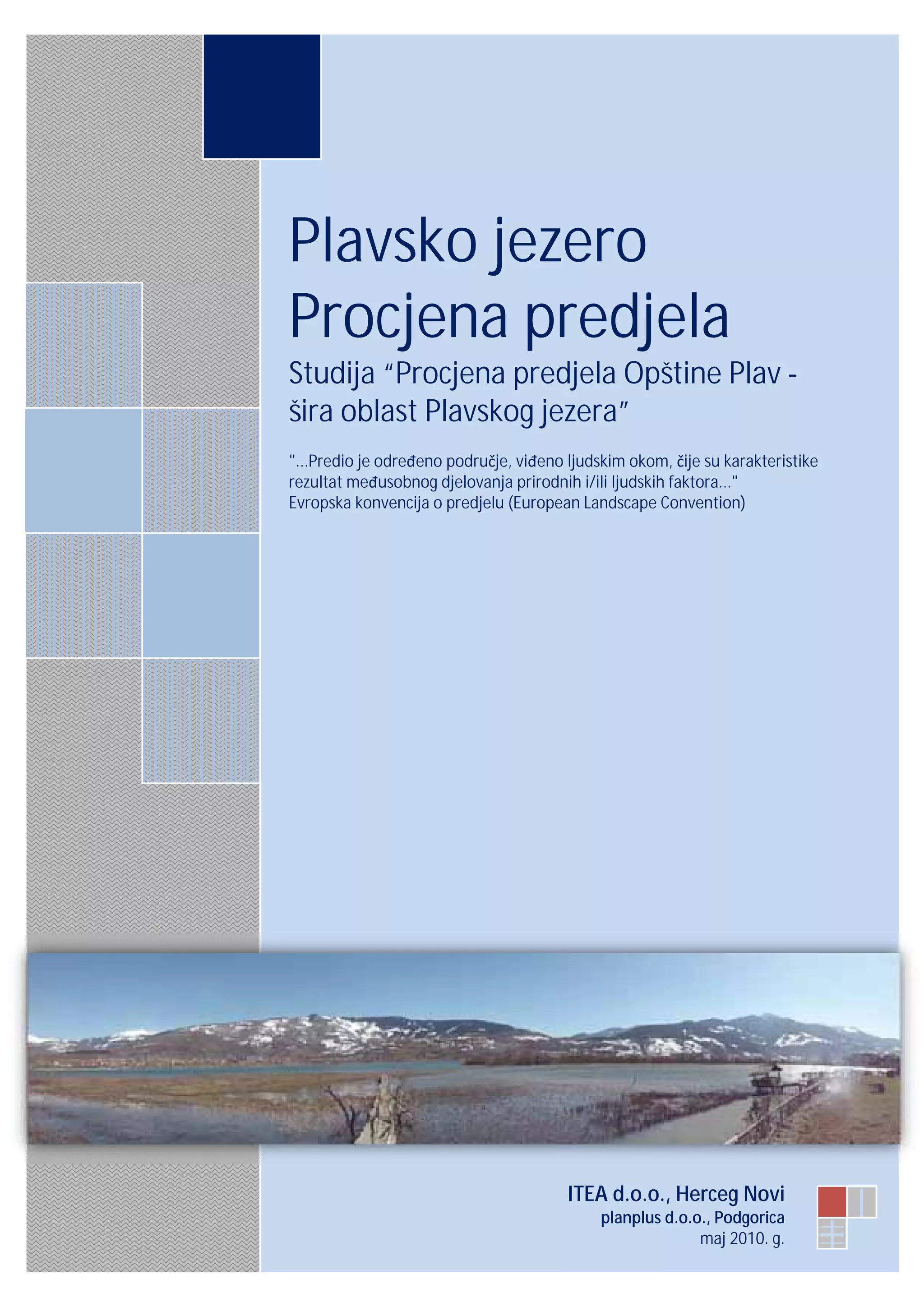 Landscape assessment of Plav Municipality | PDF