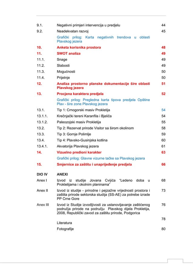 Landscape assessment of Plav Municipality | PDF