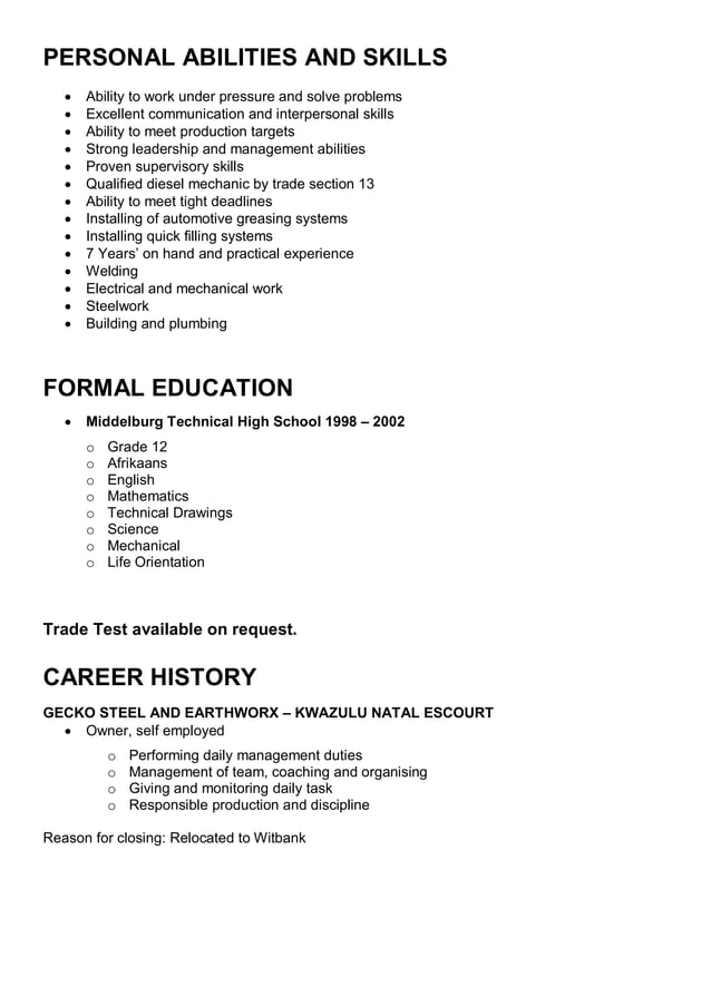 HENK KOORTZEN - CV2_2 | PDF