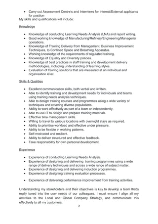 training delivery and learning support template | DOC | Human Resources ...