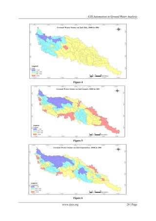 GIS Automation in Ground Water Analysis | PDF | Geography | Science