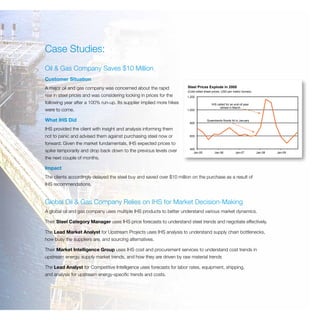Brochure_IHS Cost and Procurement Solutions Upstream Oil and Gas | PDF