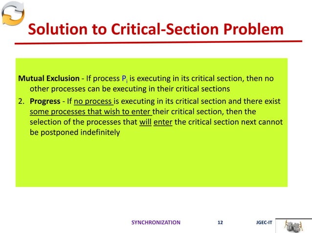 SYNCHRONIZATION | PPTX