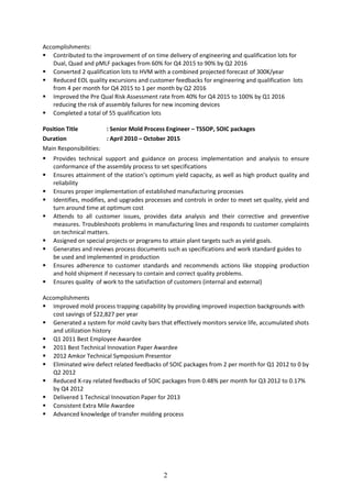 CV_Mark Anthony De Jesus | DOC | Manufacturing Industry | Industries