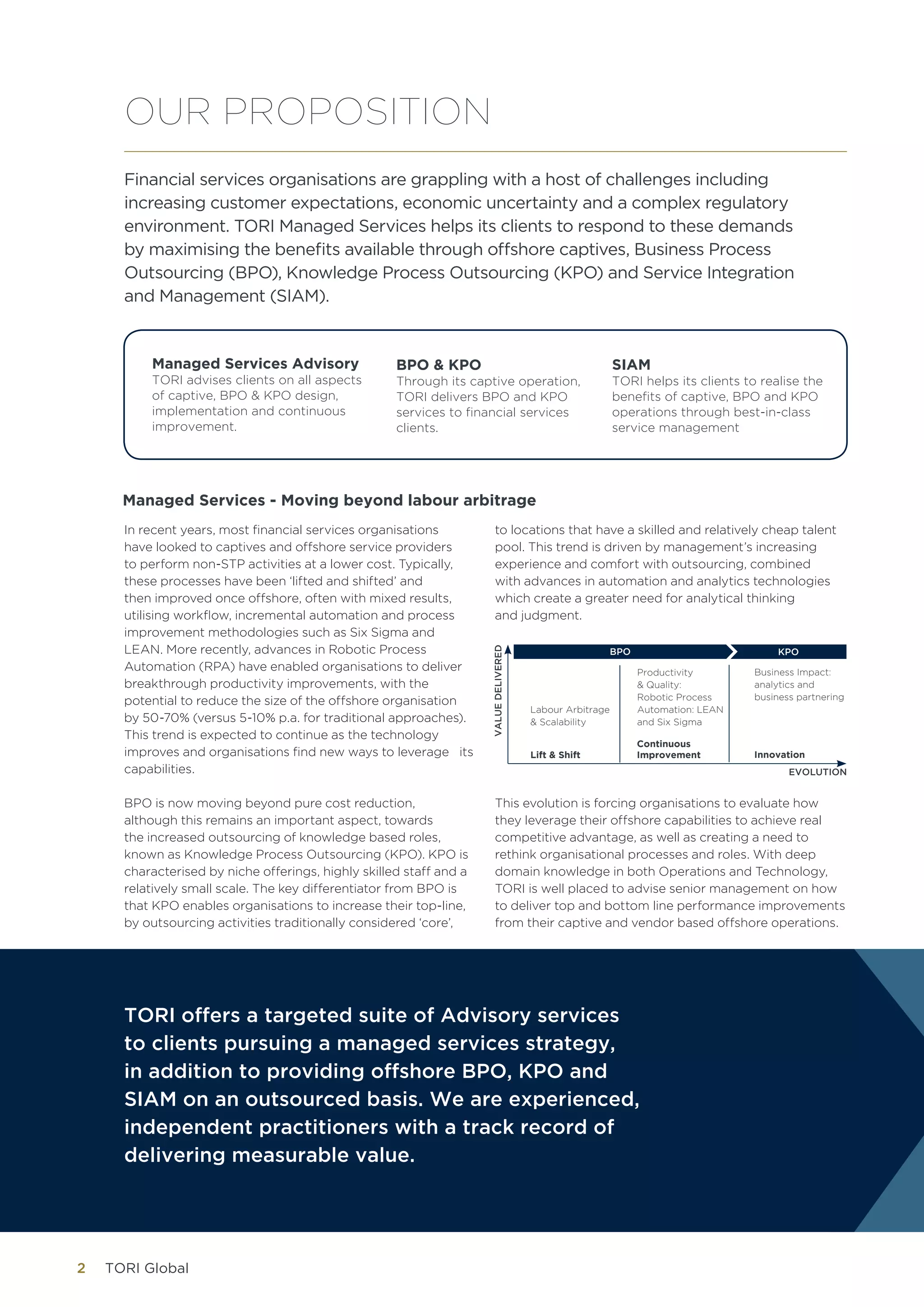 Managed Services Advisory Brochure | PDF
